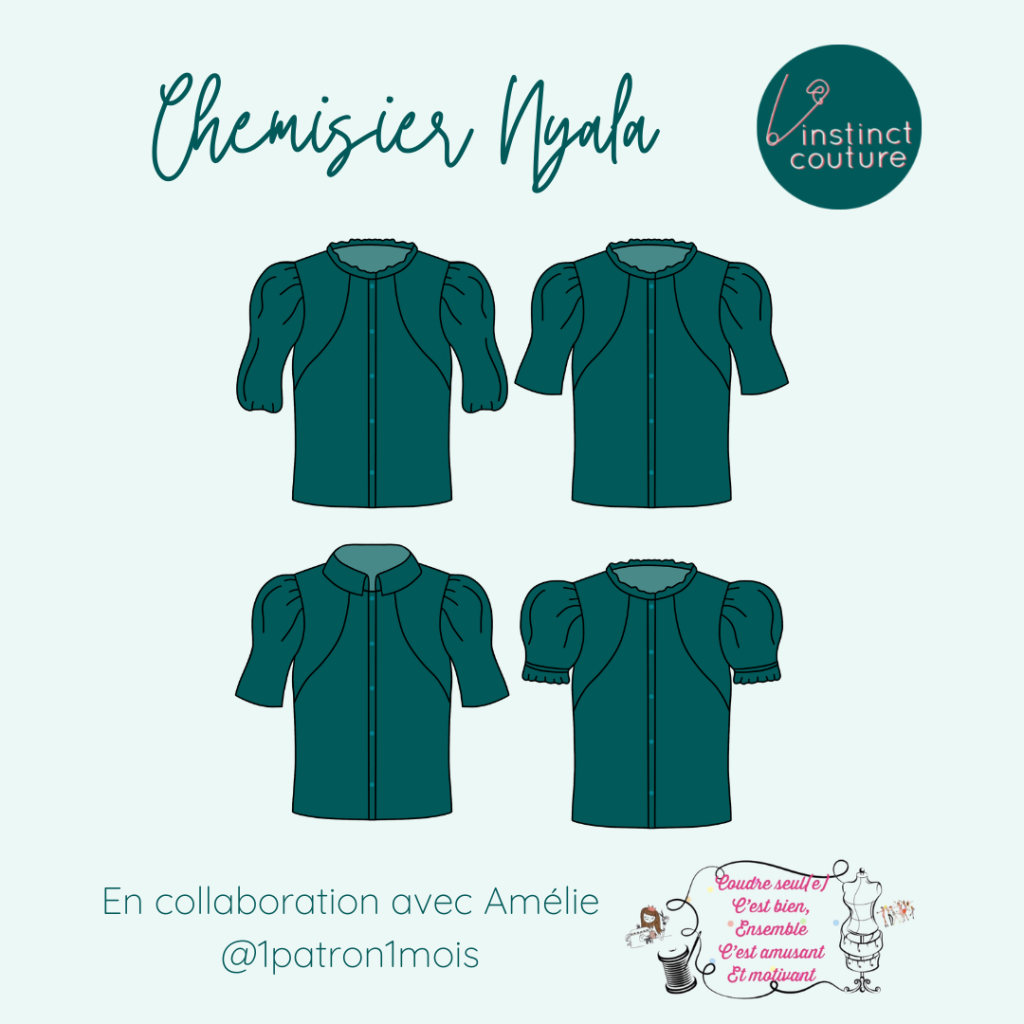 Chemisier Nyala - Patron de couture - Instinct Couture
