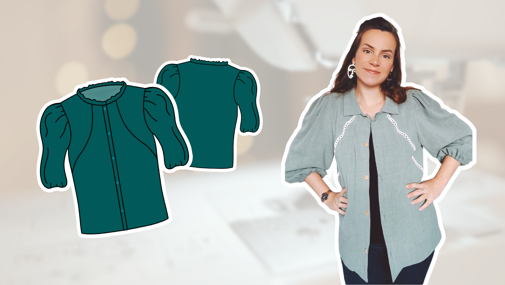 Coudre le Chemisier Nyala : Tuto vidéo - Instinct Couture